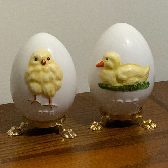 Goebel | Holiday | Pair Of Vintage 978 And 1979 Goebel Porcelain Egg ...